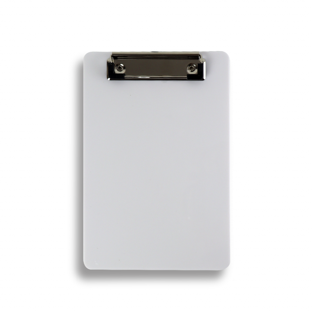 Tabla Plástica Sujeta Papel Tamaño 22 Cm Con Broche – Comercializadora VAGA