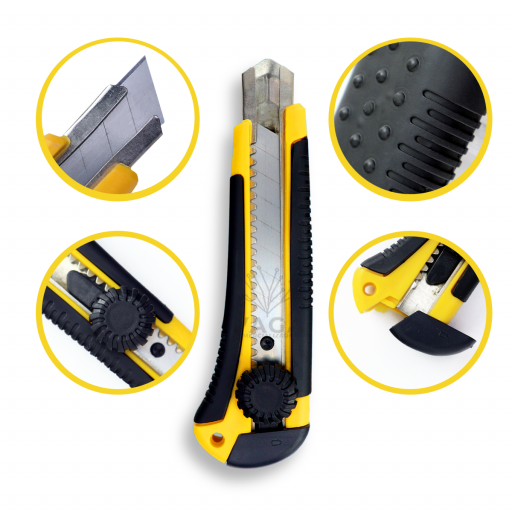 Cutter Profesional Navaja Repuesto Casa Escuela Oficina 18mm ...