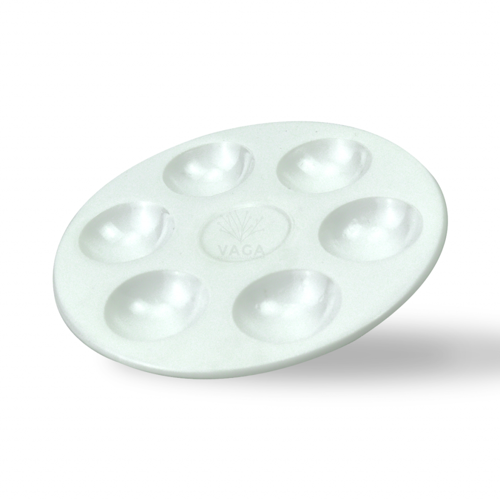 Godete Plástico 13 Cm Con 6 Espacios Pintura Acuarela ...