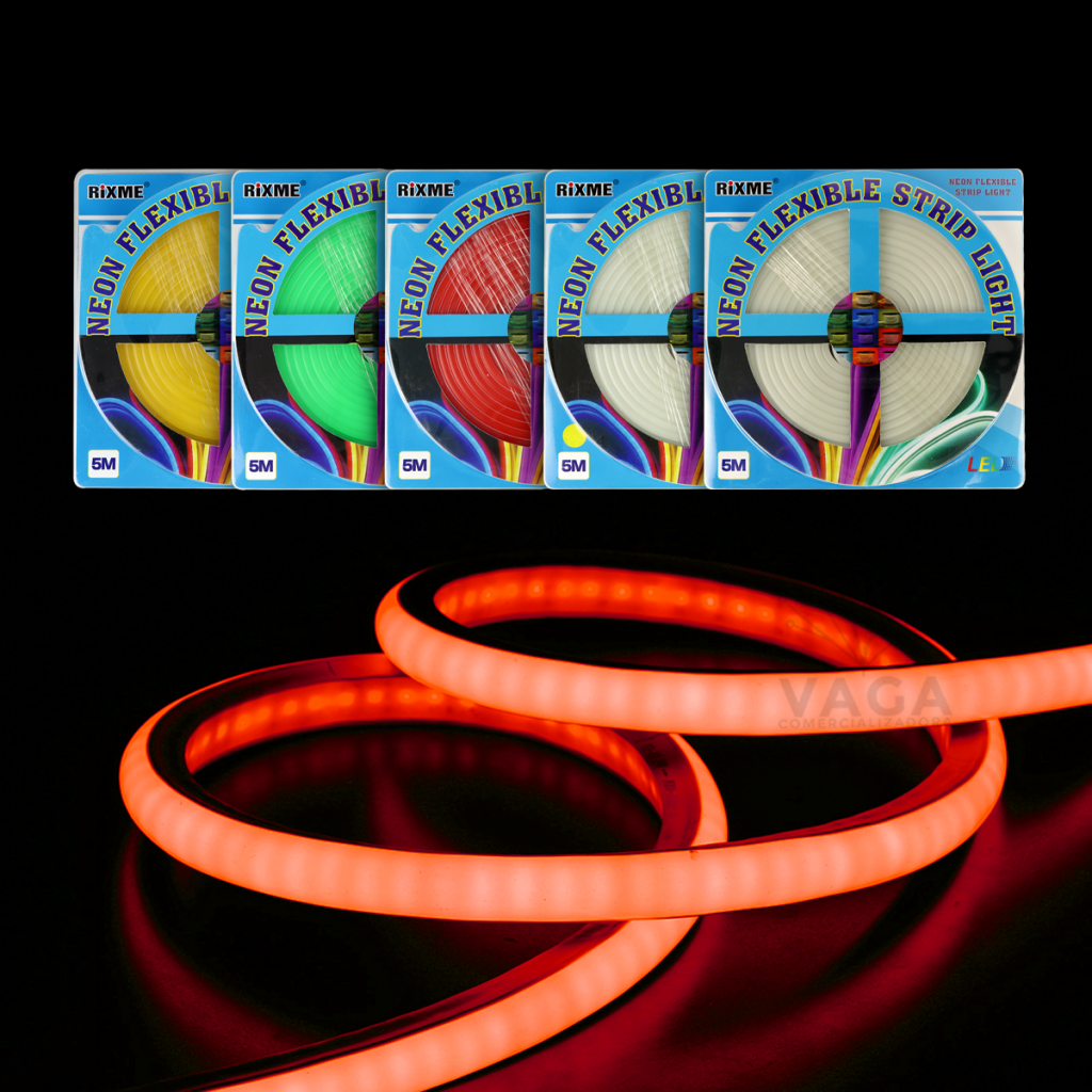 Tira Led Neon Flexible 5m 12v Decorativa Colores – Comercializadora VAGA