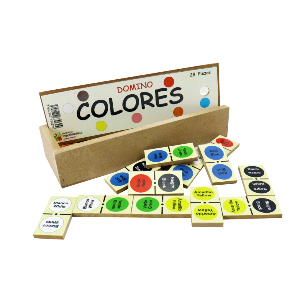 Domino Infantil Didáctico Colores 28 Pzs – Comercializadora VAGA
